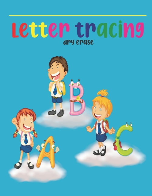 letter tracing dry erase: Alphabet Handwriting Practice workbook for ...