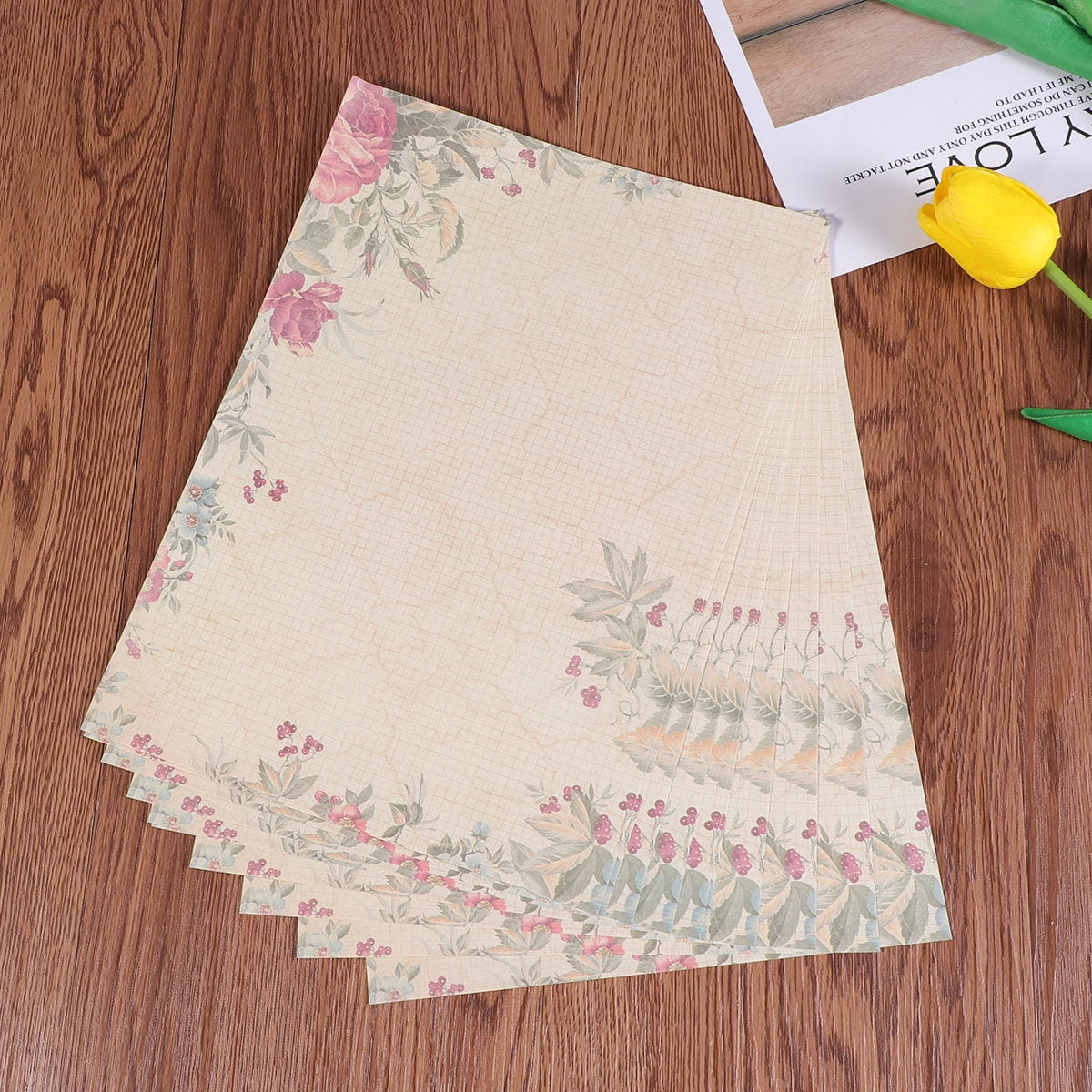 letter writing paper 50pcs European Style Paper Retro Writing Paper ...