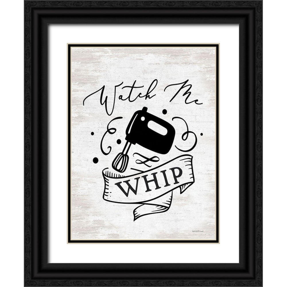 lettered And lined 19x24 Black Ornate Wood Framed with Double Matting ...