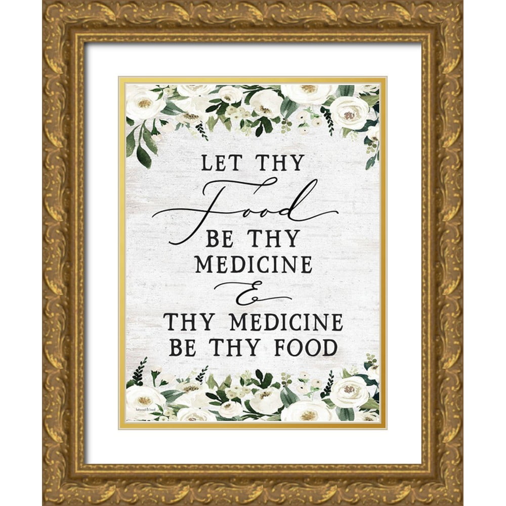 lettered And lined 19x24 Gold Ornate Wood Framed with Double Matting ...