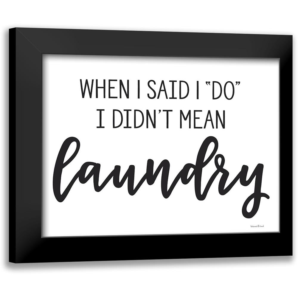 lettered And lined 24x19 Black Modern Framed Museum Art Print Titled ...