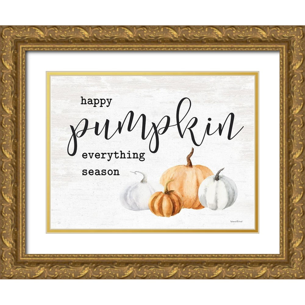 lettered And lined 24x19 Gold Ornate Wood Framed with Double Matting ...