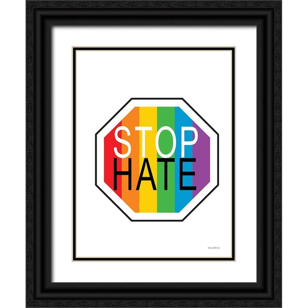 lettered And lined 25x32 Black Ornate Wood Framed with Double Matting ...