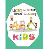 letters and numbers tracing and colouring: for kids ages 3+ (Paperback ...