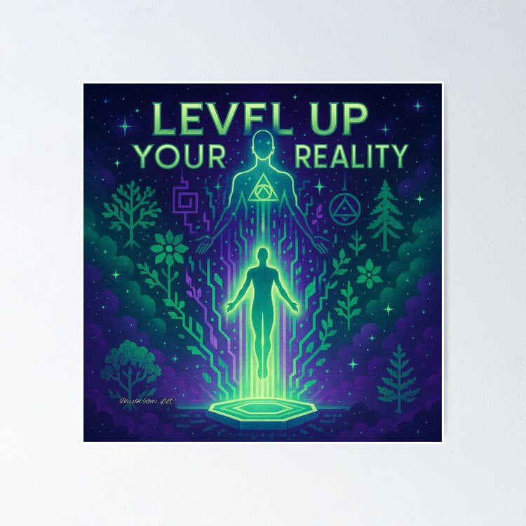 €Œlevel Up Your Reality€ €“ Gamified Ascension Art By Moses Nehemiah ...