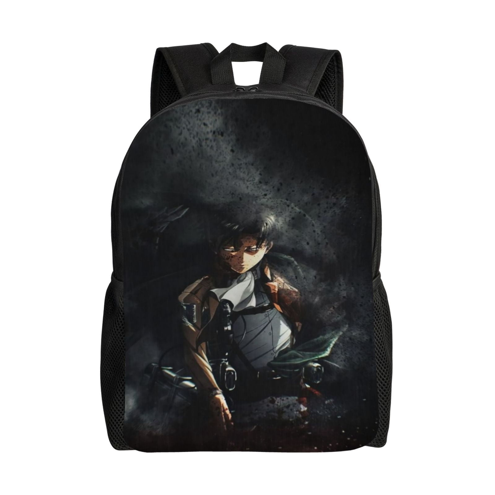 levi Ackerman Anime Backpack Cartoon Travel Bags 3D Printed Casual ...