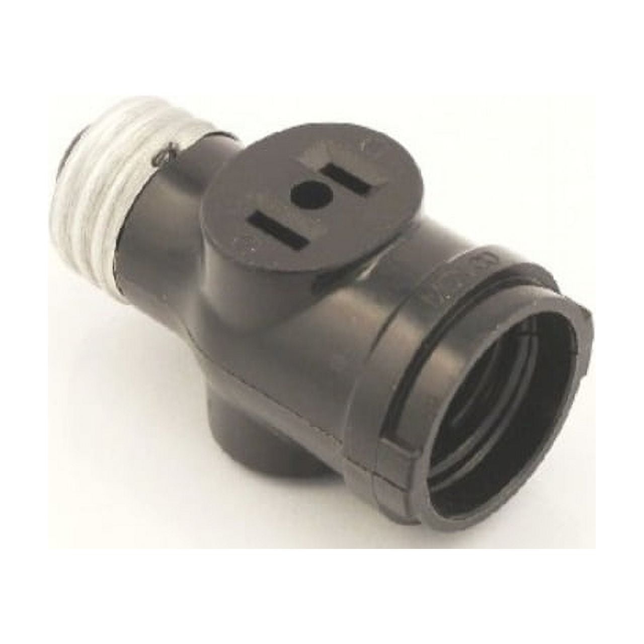 Leviton 1403 Two Outlet Socket Adapter, Black - Walmart.com