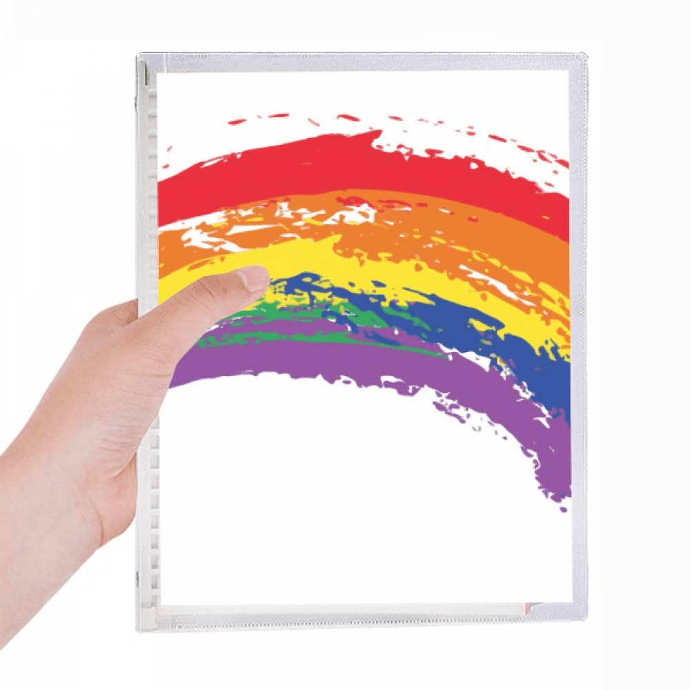 lgbt rainbow transgender notebook loose diary refillable journal ...