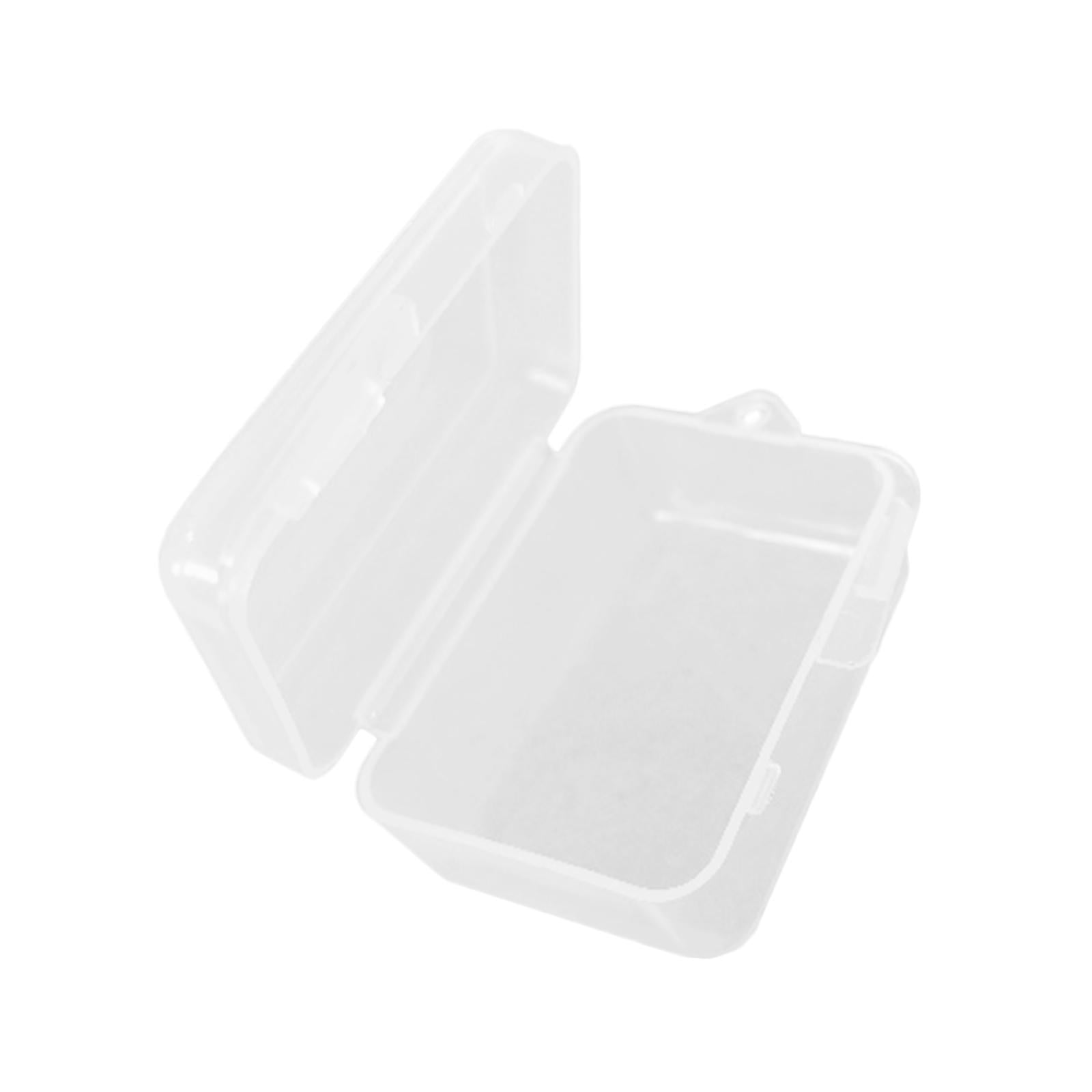 lianhanyi 1/10X Mini Clear Plastic Small Box Jewellery Earplugs Storage ...