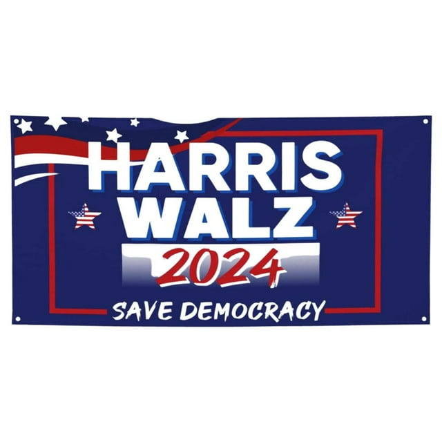 lianhanyi Kamala Harris 2024 Yard Sign, Harris-Waltz 2024 Banner 3x6 Ft ...