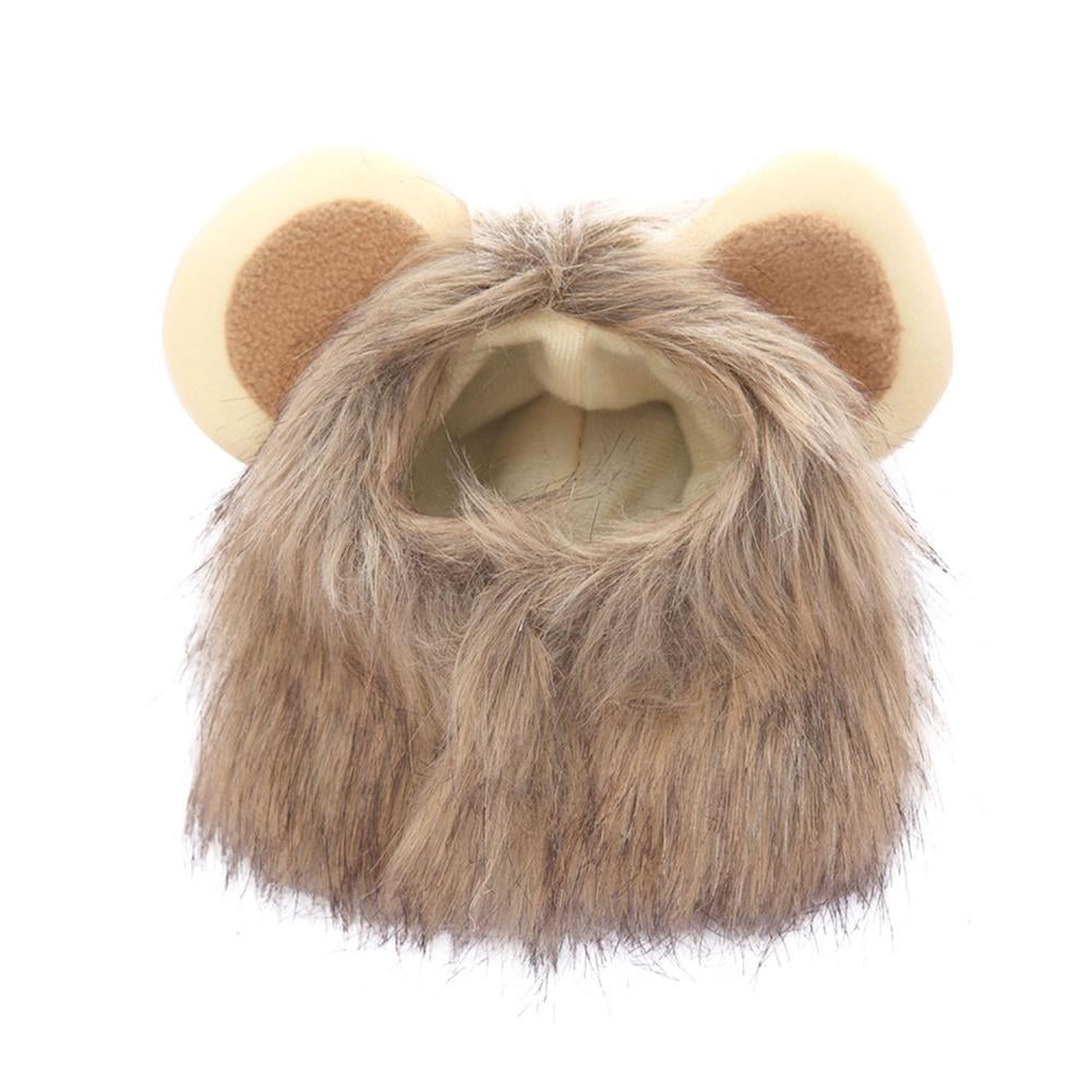 lianhanyi S 28cm(11in) Cute Lion Mane Wig Costume Hat For Dog And Cat ...