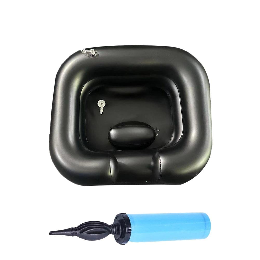 lianhanyi ZHOSXRC Inflatable Hair Washing Basin,Portable Bedside Shower ...