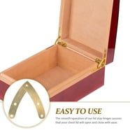 Highpoint Brass Hinge and Lid Support for Cedar Chests, Toolboxes, and Trunks - Metal - Walmart.com