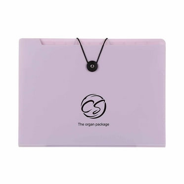 EKIND 7x4.5" Expandable Portable Folder, 13 Pocket Rope Accordion File ...