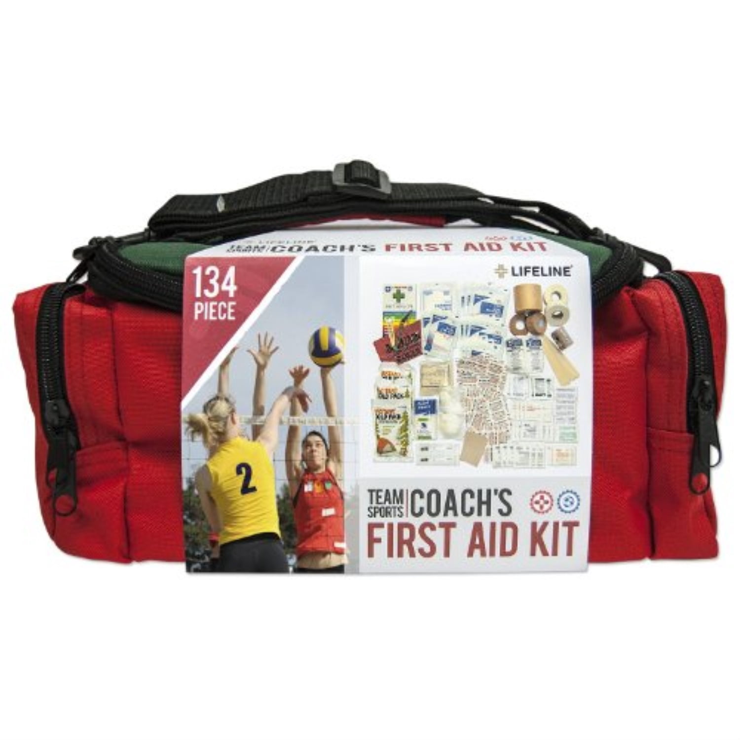 lifeline team sport coach first aid and safety kit, stocked with ...