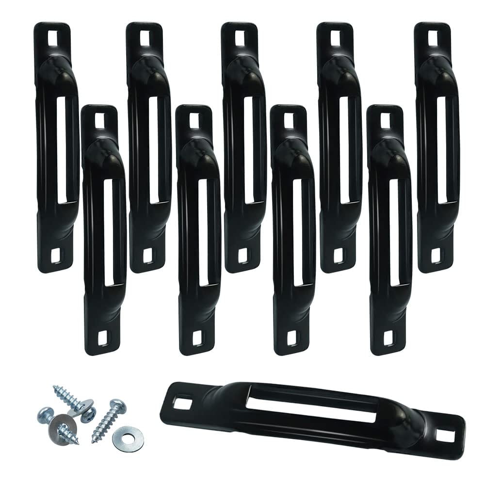 lifgarfe 10pcs E-Track Single RRF12 Slot Tie Downs E-Track Single Strap ...