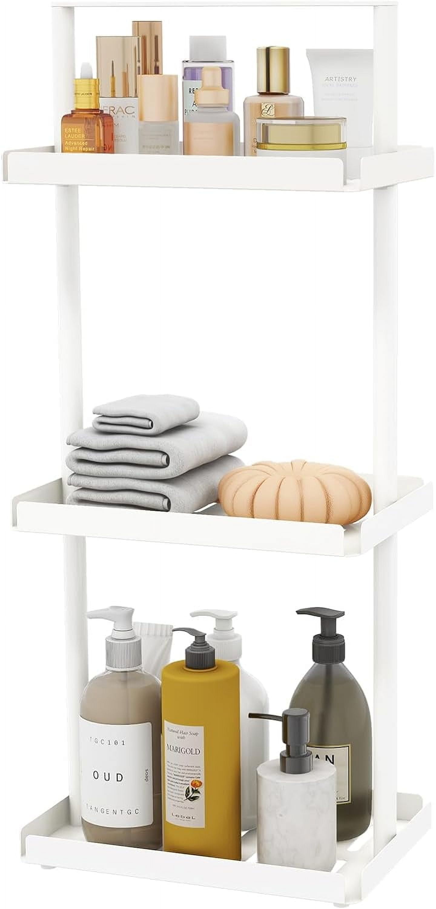 lifrceu 3 Tier Standing Shower Caddy Organizer Corner Bathroom Shower ...