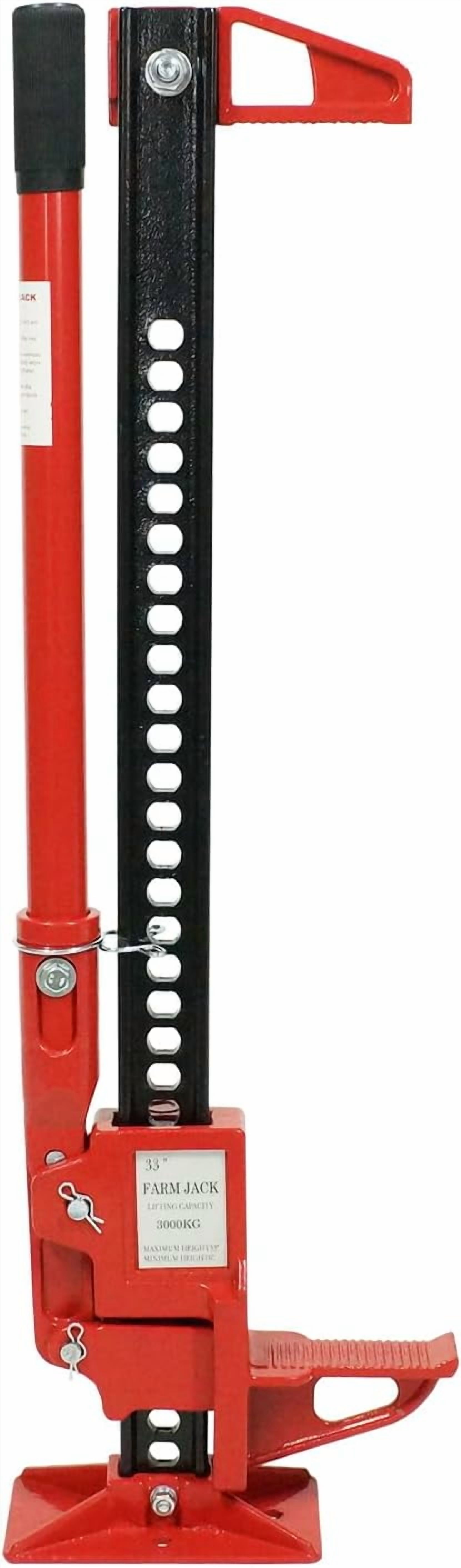 lift jack 33" high lift tire jack ratcheting off road utility farm jack ...