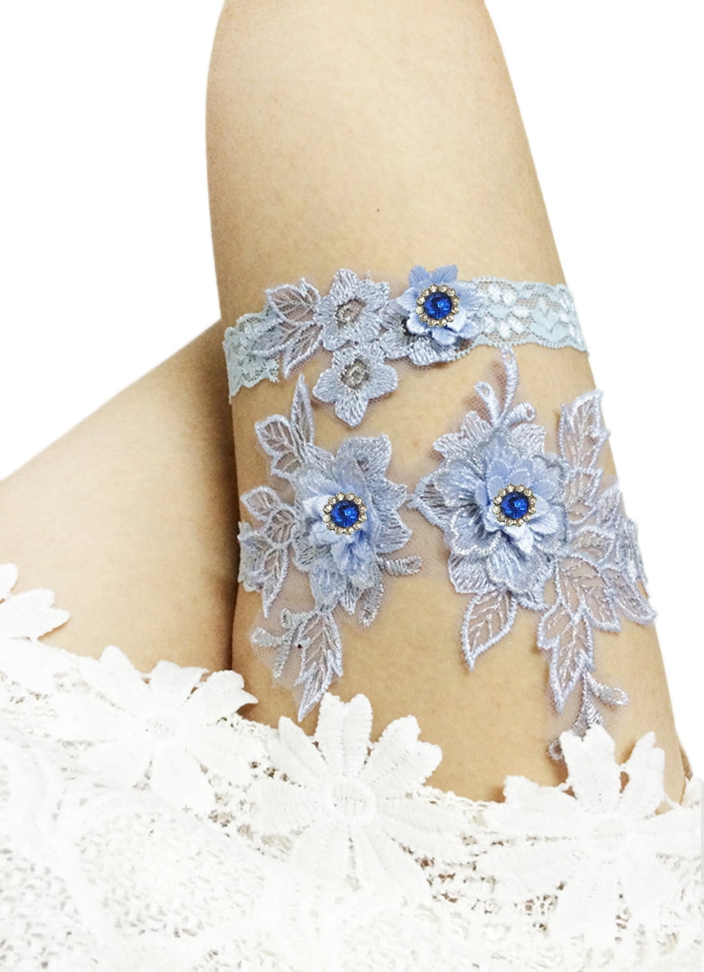 light blue Garters for Bride Wedding Garter Lace Bridal Garter Party ...