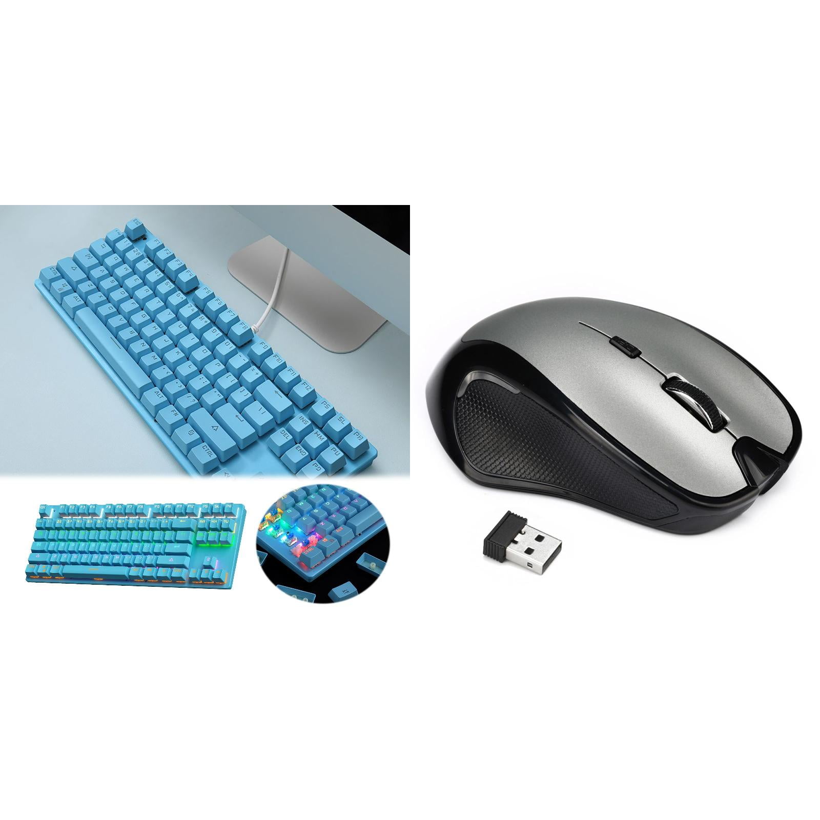 lighted keyboard for pc USB C Charging for Windows, Mac Gamer ...