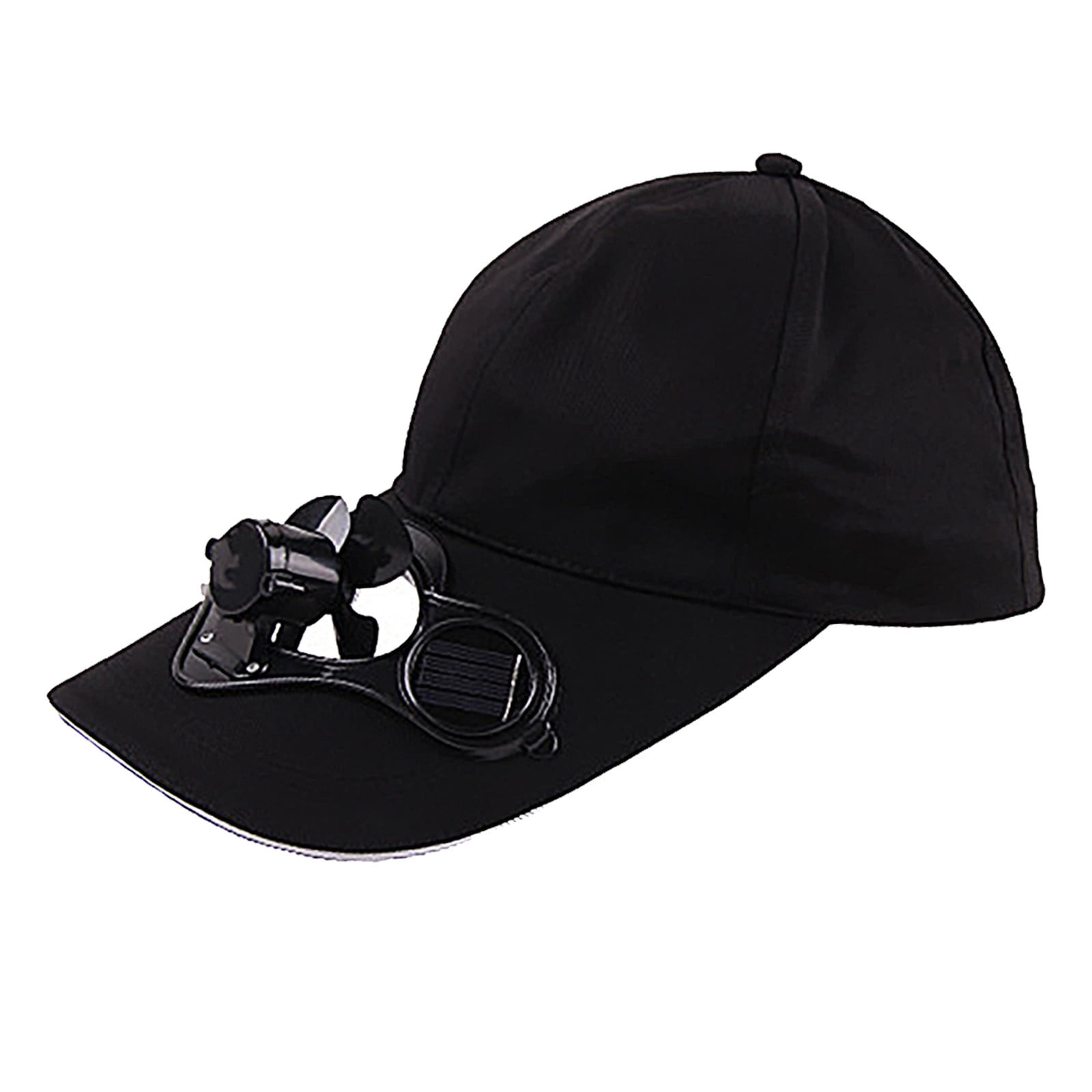 Mens Baseball Cap with Solar Fan, Summer UV Protection Wide Brim Sun ...