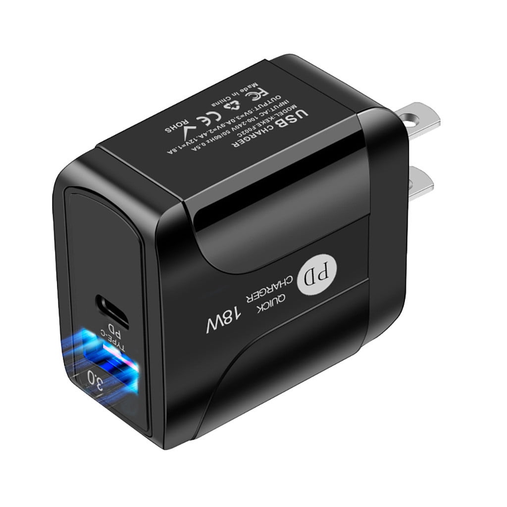Fast Charger - 19W Fast Charging USB C Charger Cube, Multiport Charger ...