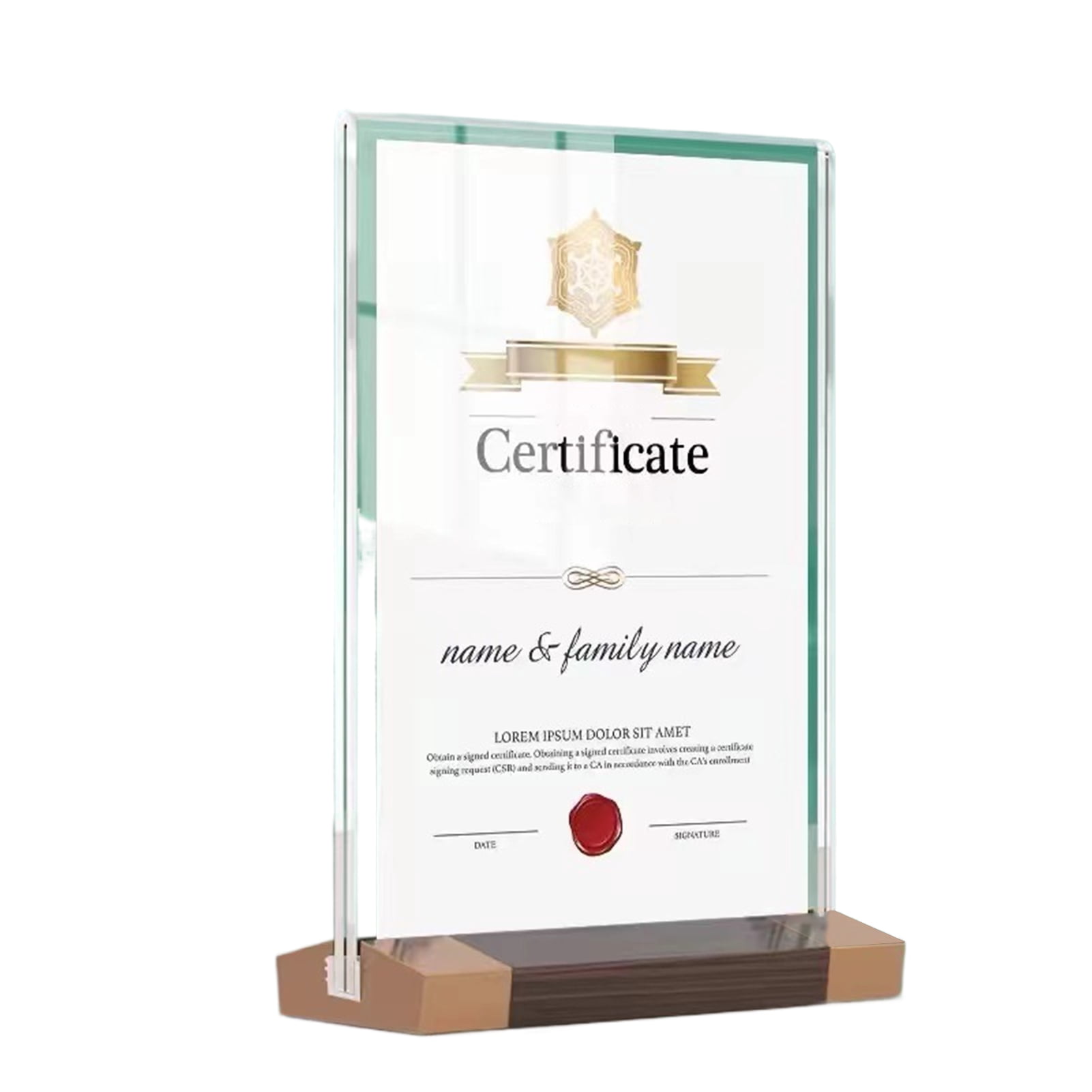 liilaimic Picture Frame Set,Rustic Wooden Certificates Frame,Picture ...