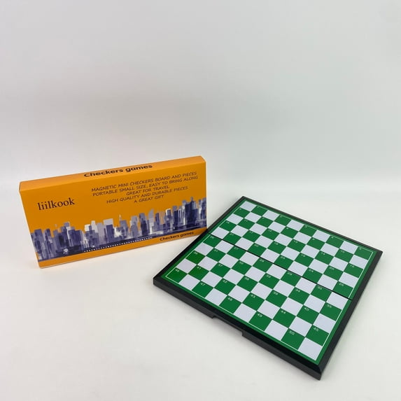liilkook Checkers games,Standard Chess Pieces and Chips Set of Board ...