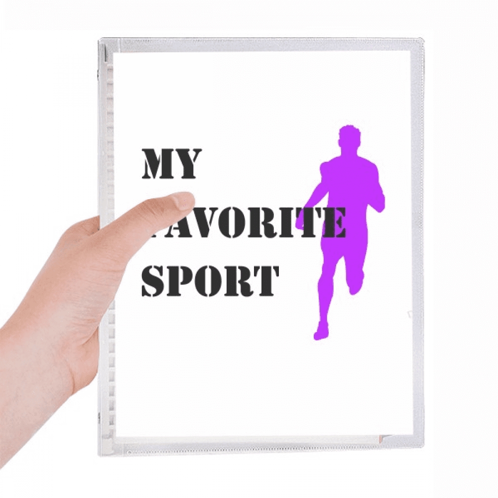 like sports fitness balanced run notebook loose diary refillable ...