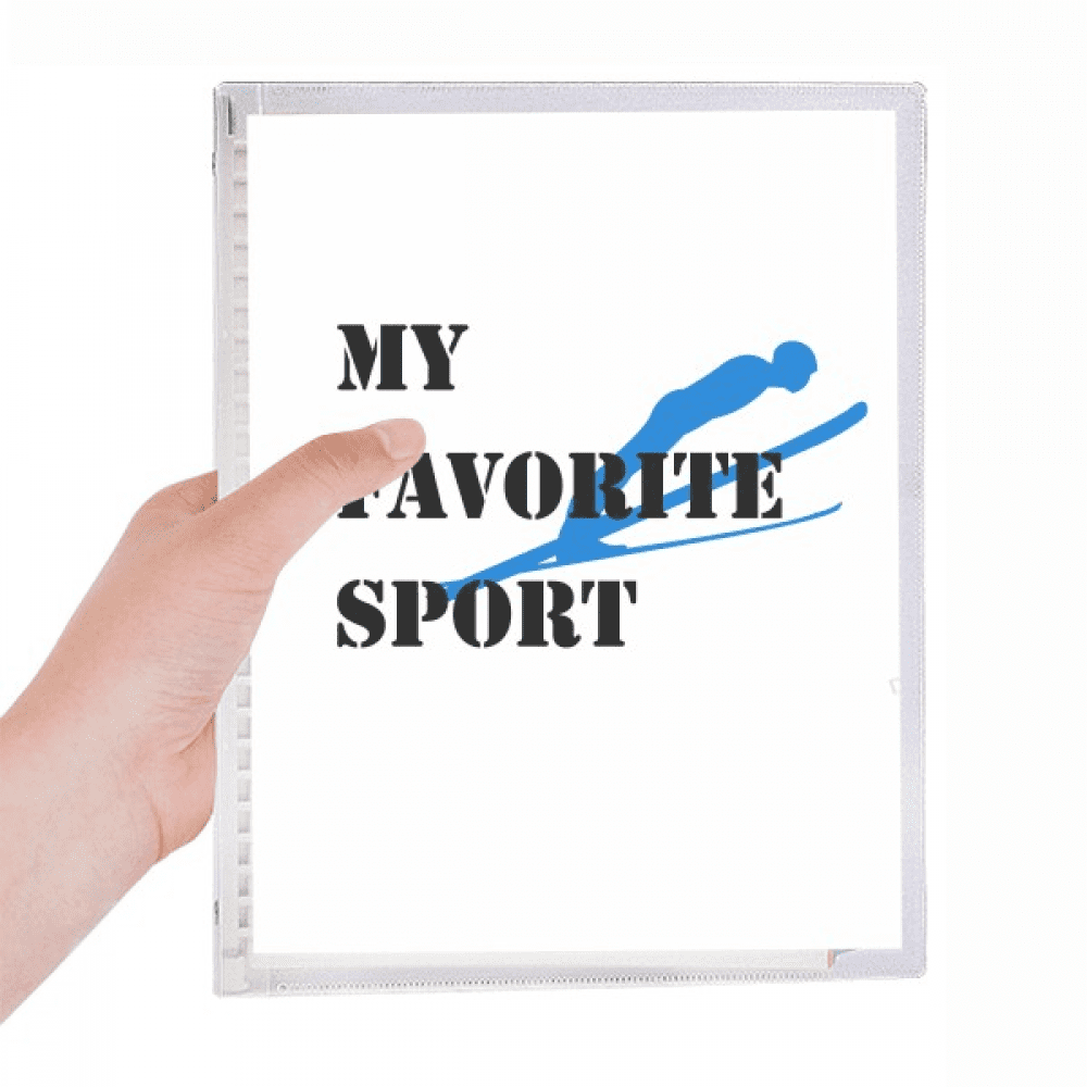 like sports fitness balanced skiing notebook loose diary refillable ...