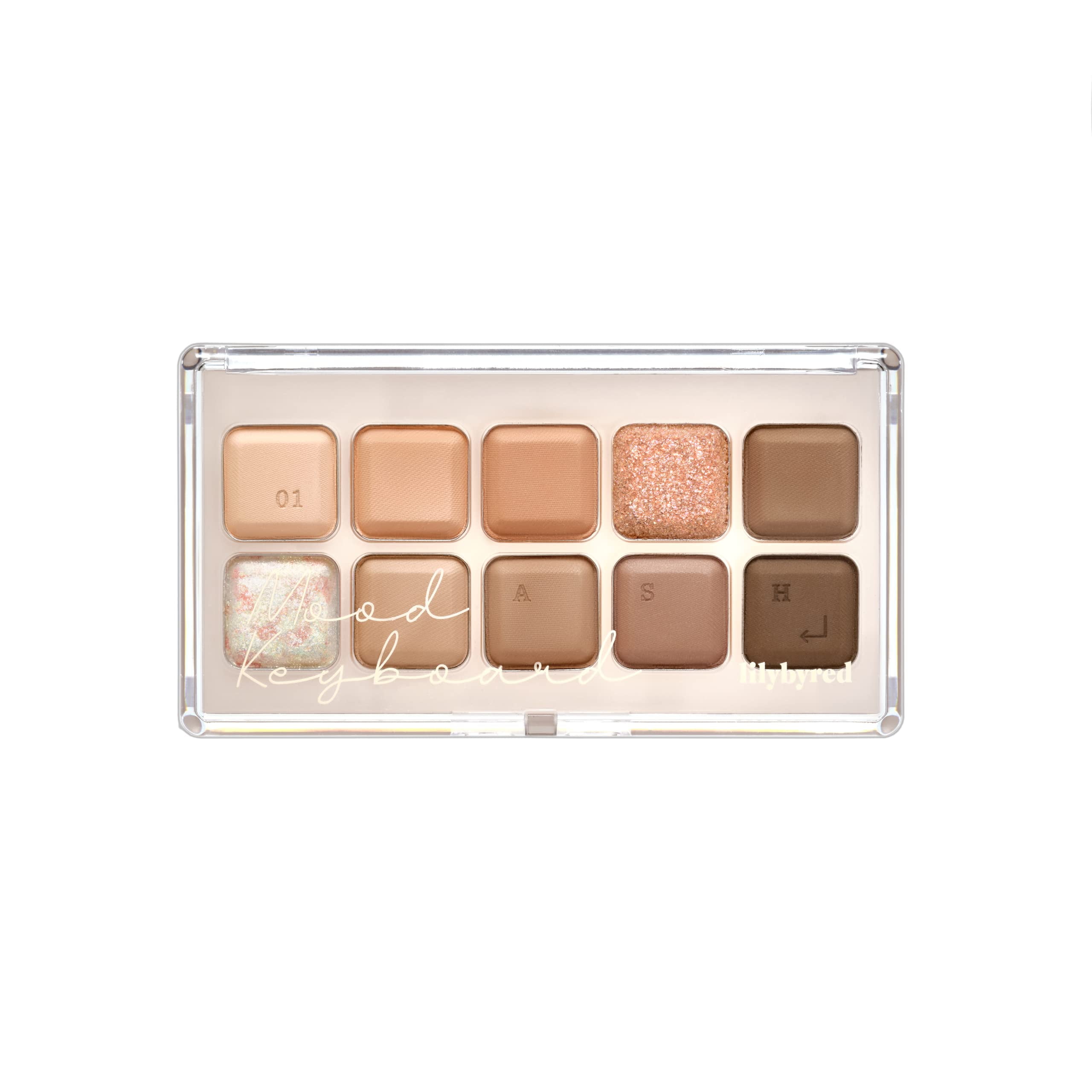 lilybyred Mood keyboard eyeshadow palette | Soft neutral ash color ...