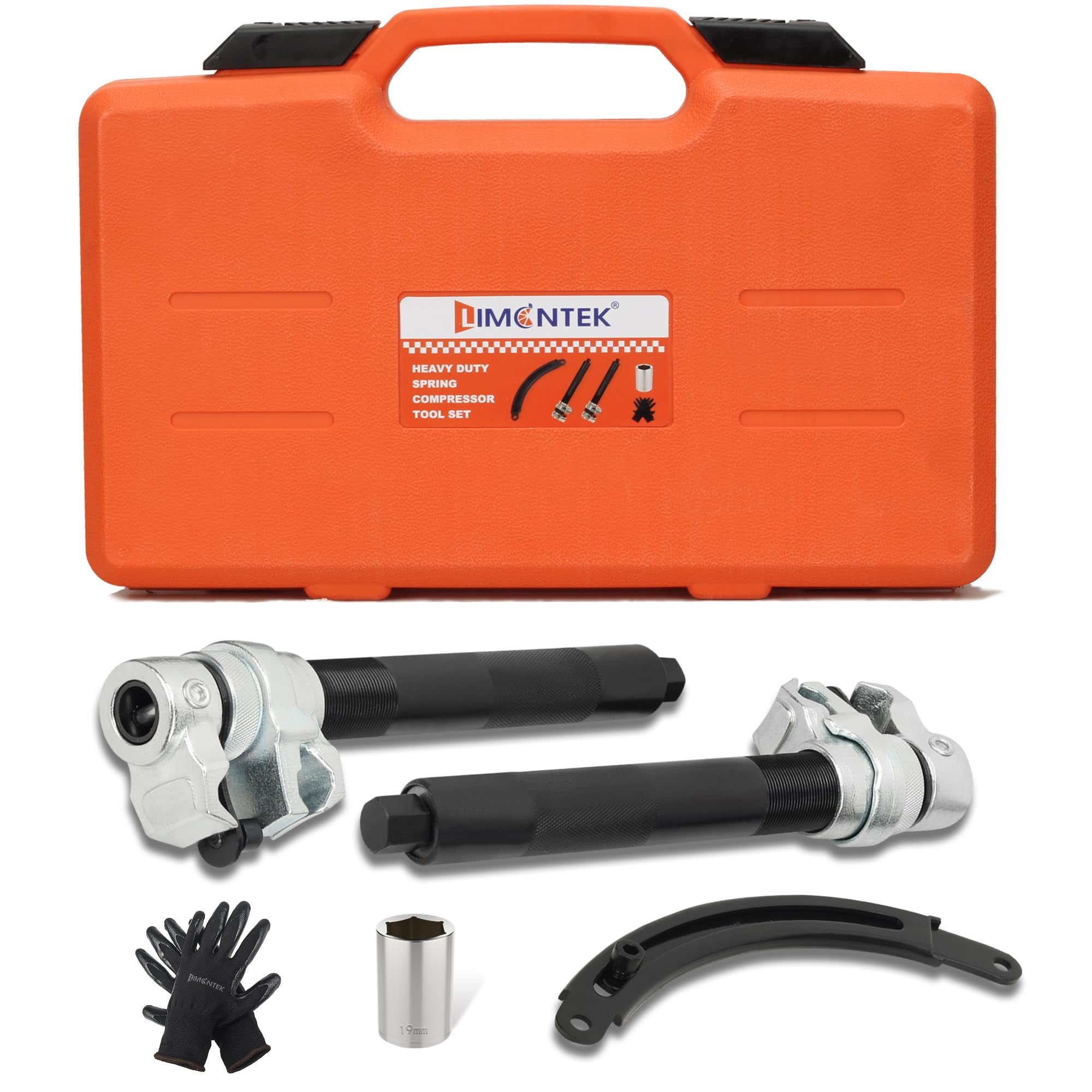 limontek Spring Compressor Tool, Heavy Duty Coil Spring Compression ...