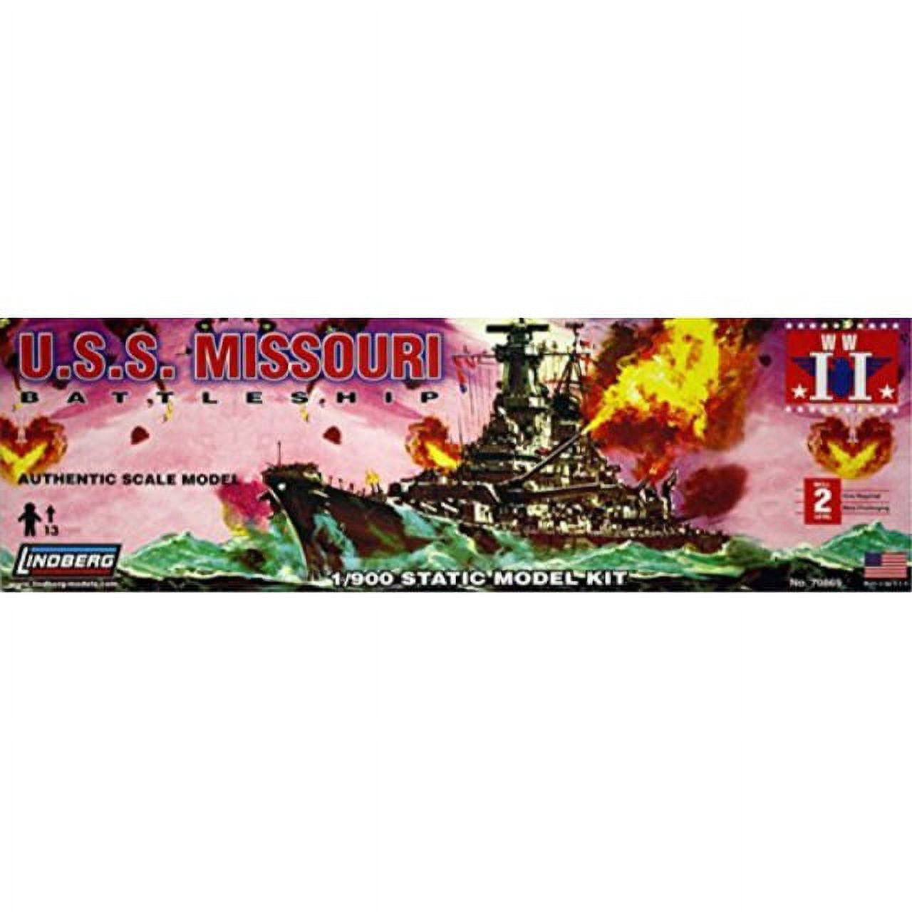 lindberg u.s.s. missouri battleship building kit - Walmart.com