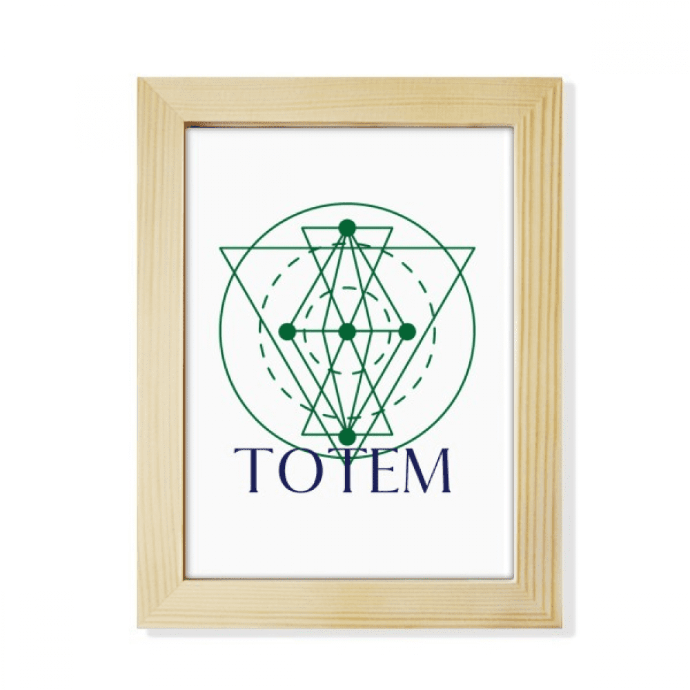 line totem triangular desktop adorn photo frame display art painting ...