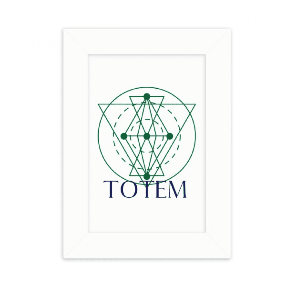 line totem triangular desktop photo frame picture display decoration ...
