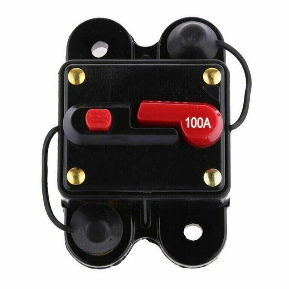 linyes 100A Waterproof Car Circuit Breaker Fuse Reset 12V-48V DC Auto ...
