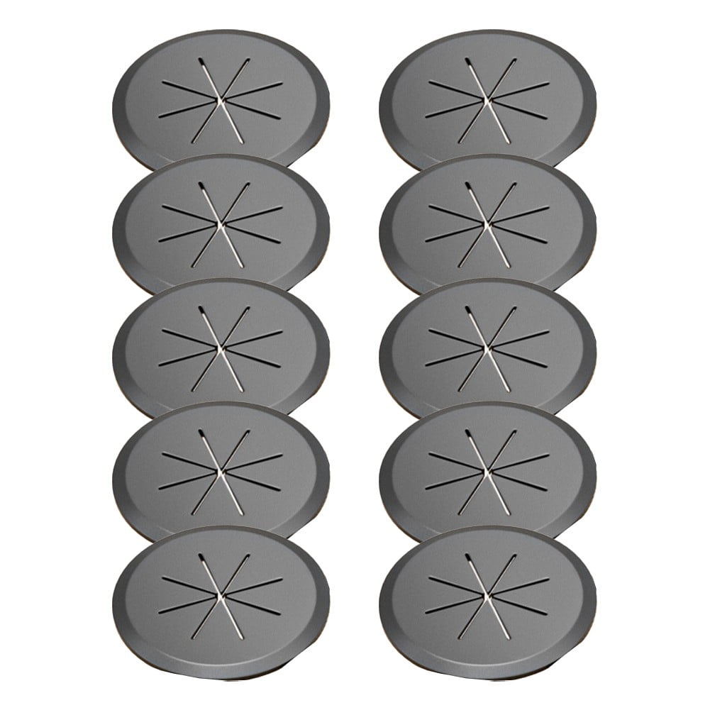 linyes 10PCS Desk Wire Hole Covers Decorative Table Computer Desk Cable ...
