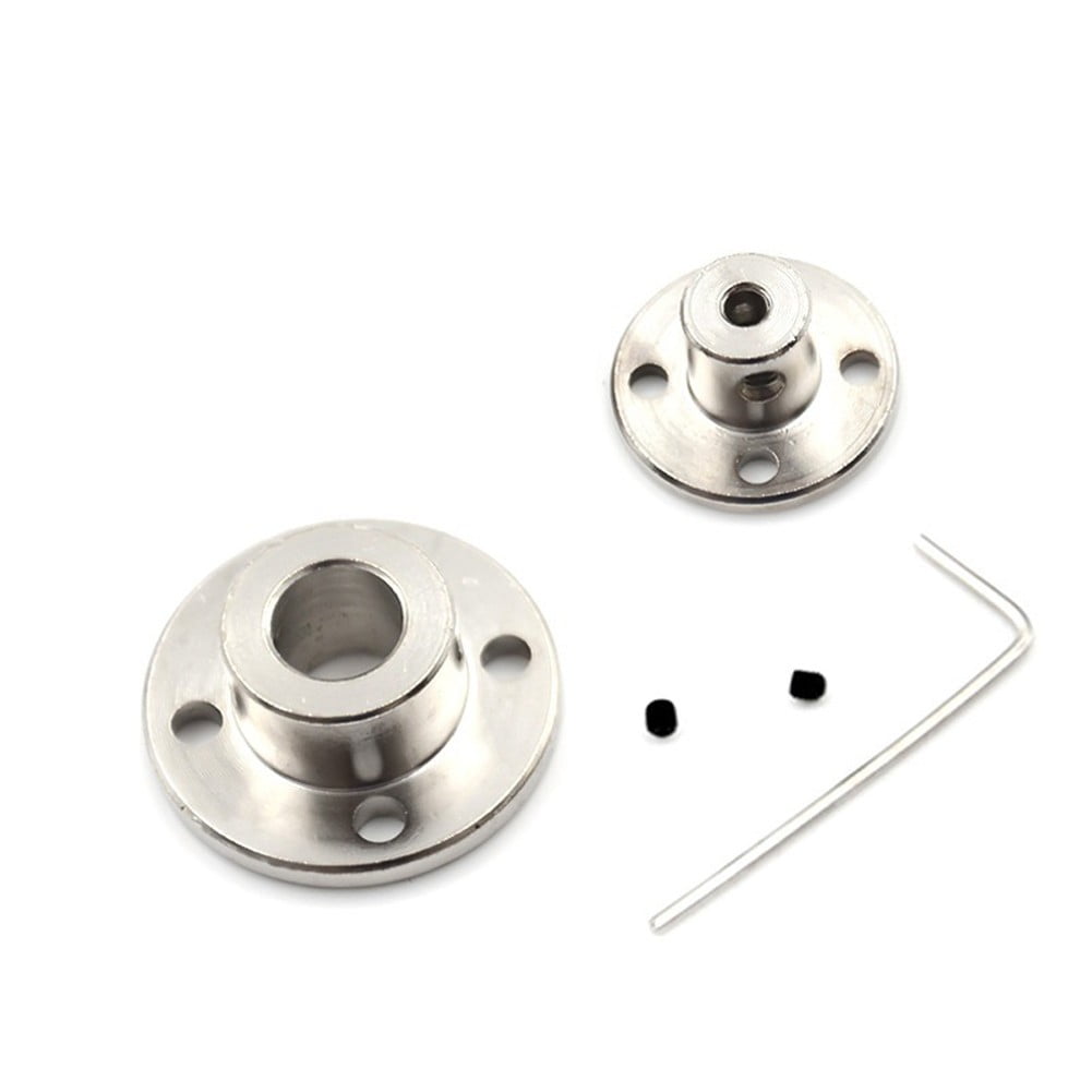 linyes 2 Pieces Rigid Flange Coupling 3mm/3.17mm/4mm/5mm/6mm/6.35mm ...