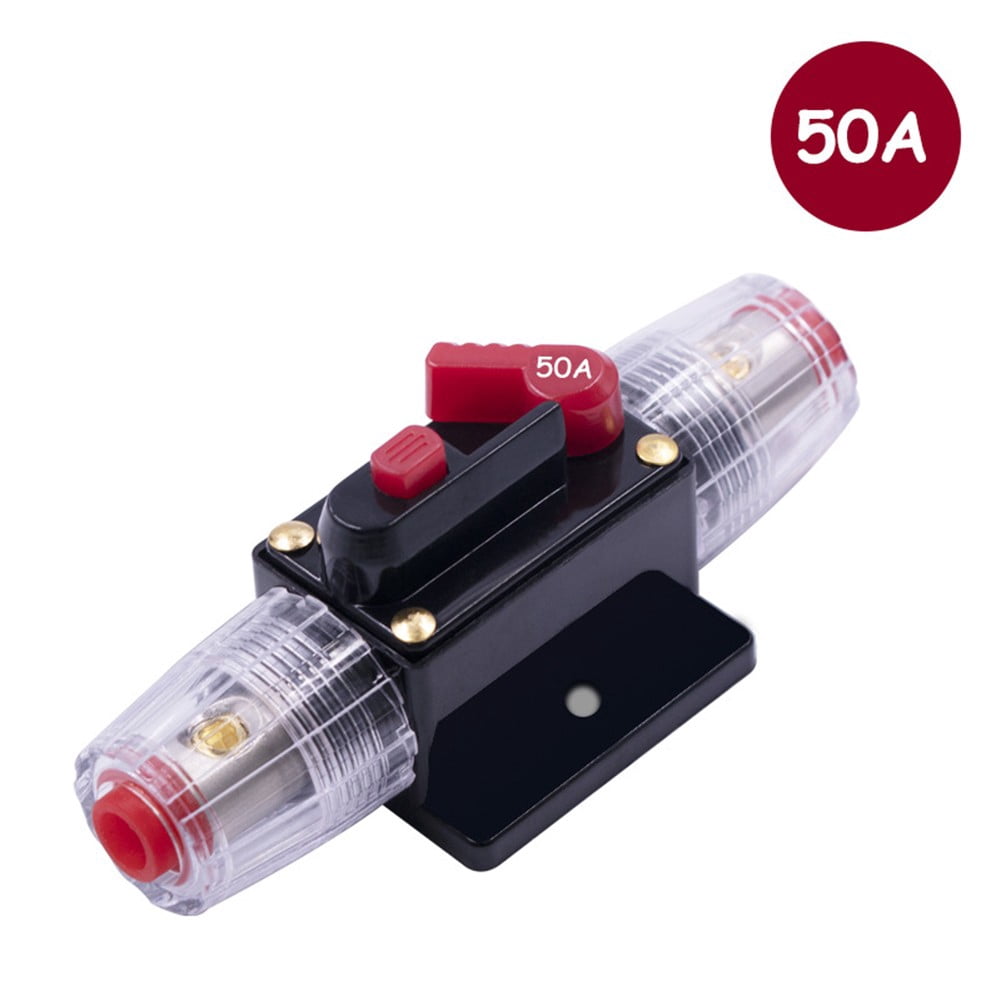 linyes Car Audio Fuse Switch Automatic Circuit Breaker 50A Breaker with ...