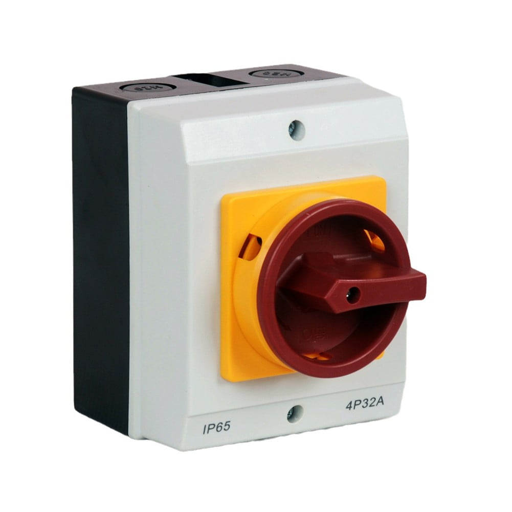 linyes Disconnect Switch Circuit Breaker 4-Pin Rotary Switch Off Switch ...