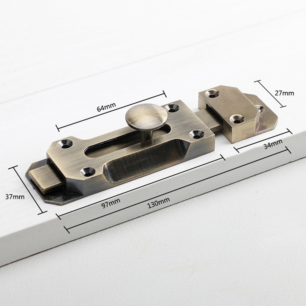 linyes Door Latch Slide Bolts Lock Antique Mortise Lock Window Door ...