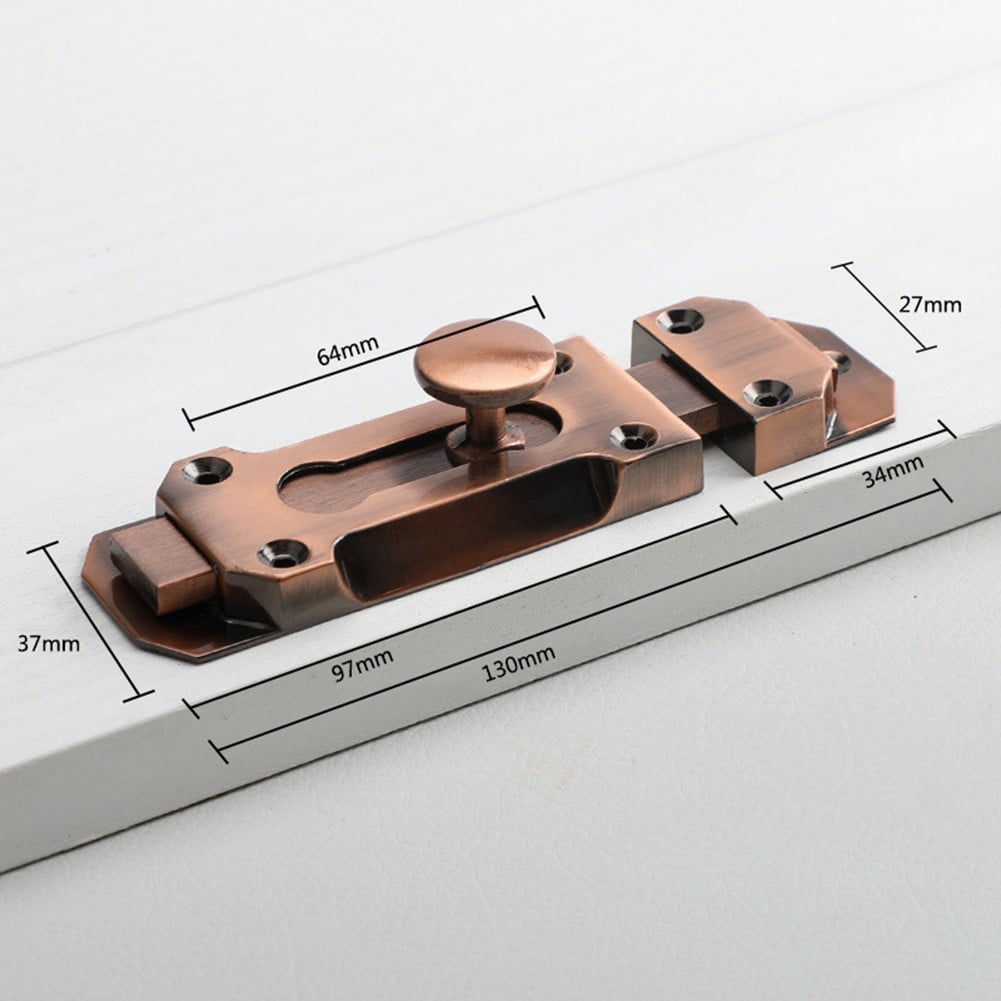 linyes Door Latch Slide Bolts Lock Antique Mortise Lock Window Door ...