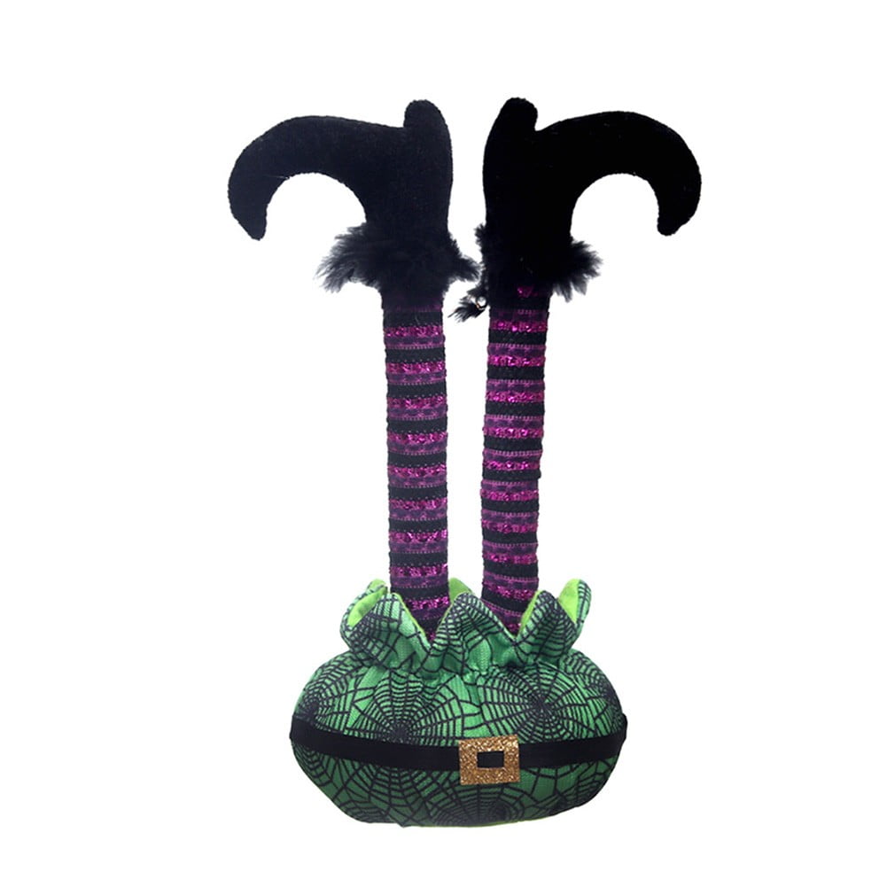 linyes Elf Decorations Handstand Elf Foot Ornament Elf Legs Halloween ...