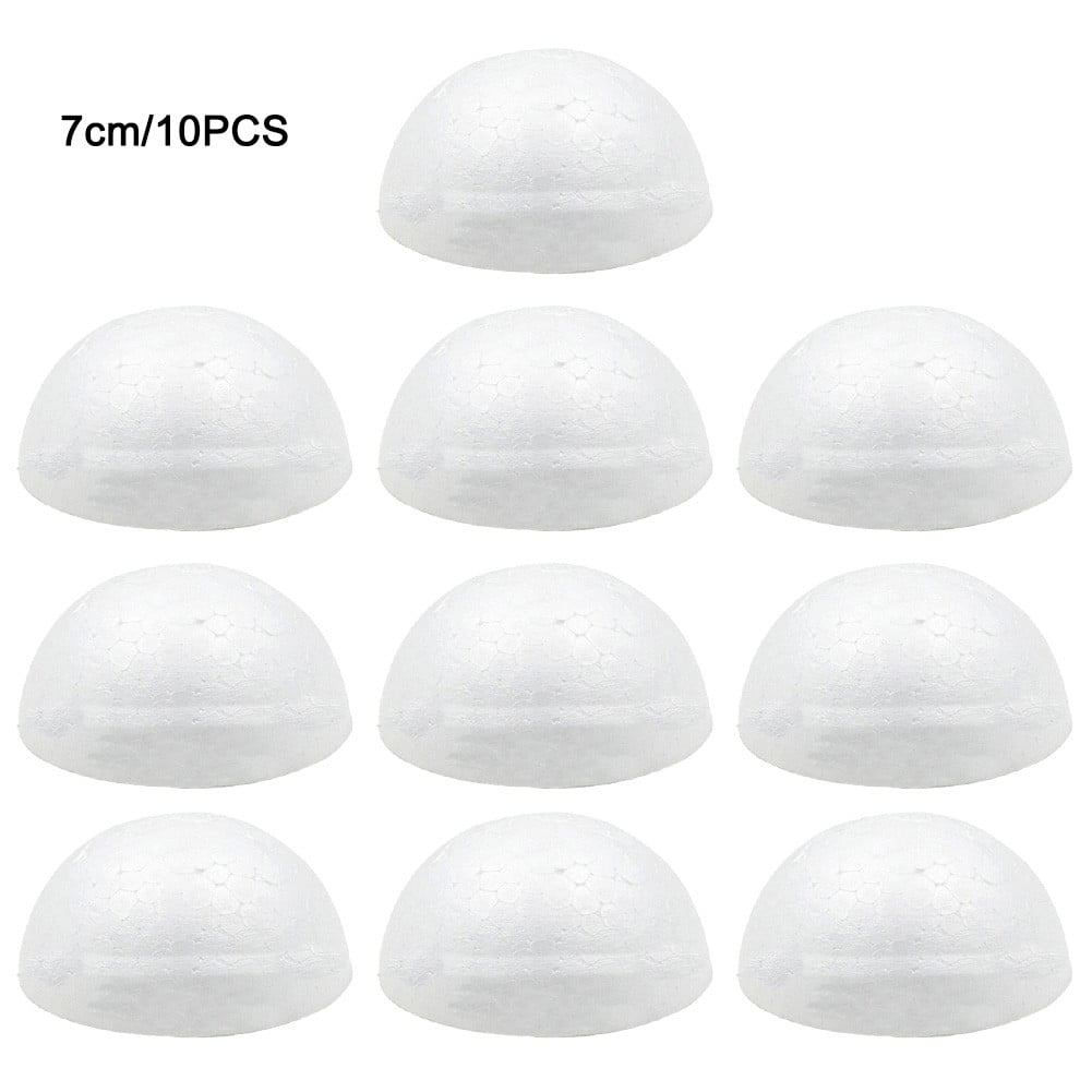 linyes Half Foam Balls Half Sphere Blank Foam Balls Art Decoration ...
