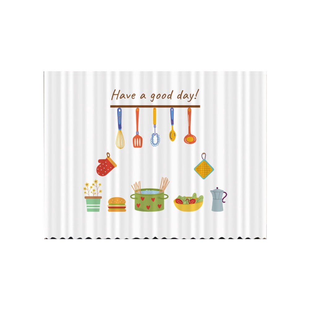 linyes Kitchen cabinet cover curtain, non perforated cabinet dust and ...