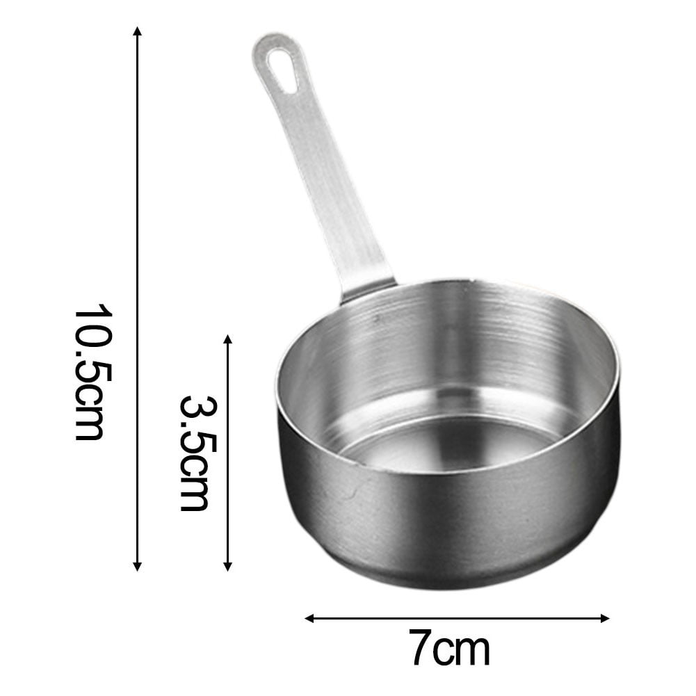 linyes Non Stick Small Saucepan Cooking Pot Stainless Steel Sauce Cup ...
