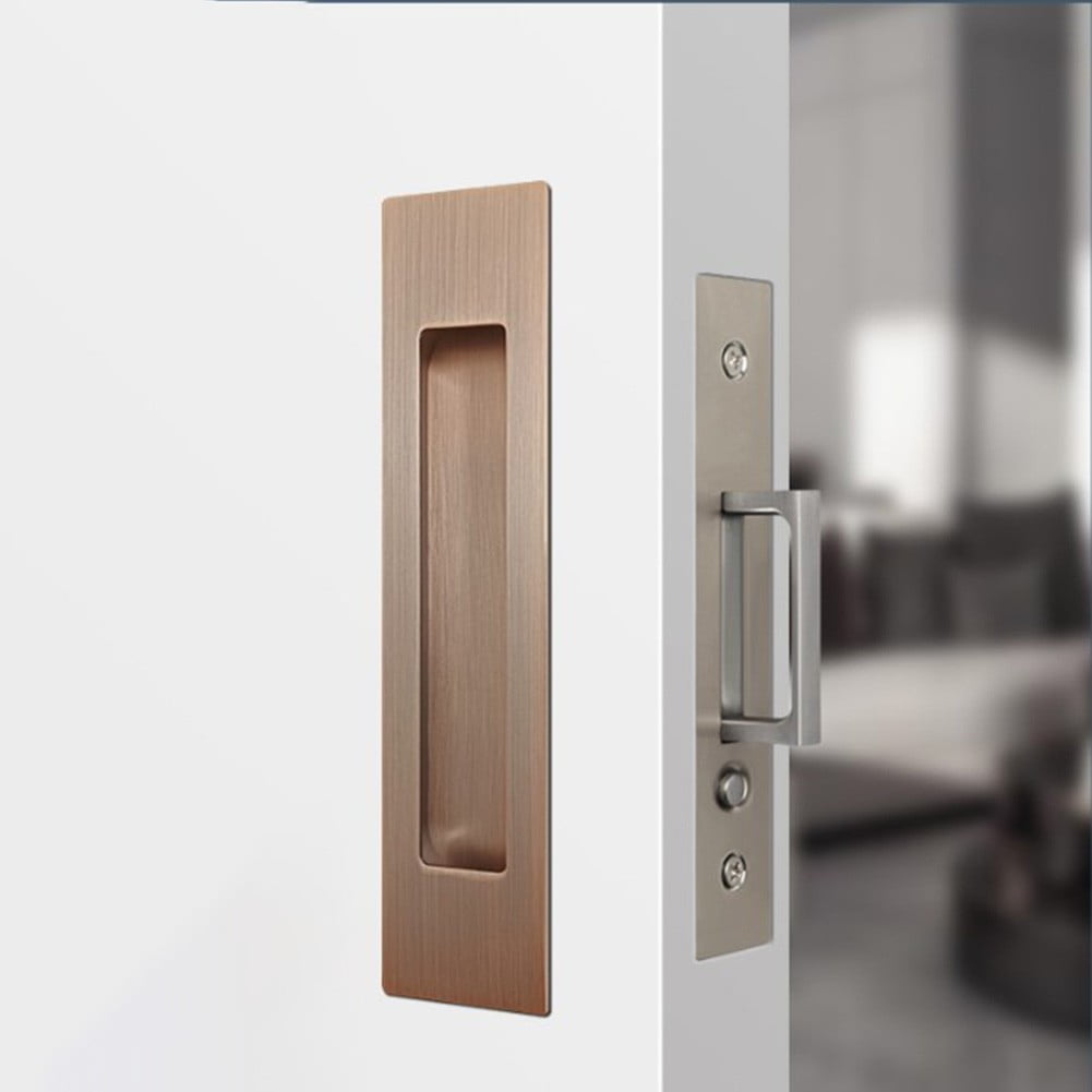 linyes Recessed Finger Flush Pull Sliding Wardrobe Door Handle with ...