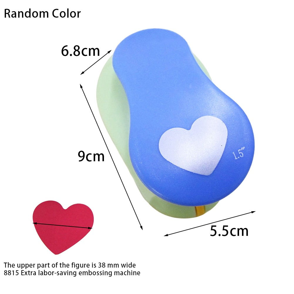 linyes Scrapbooking Cutter with Heart Shape Hole Punch DIY Craft Tool ...
