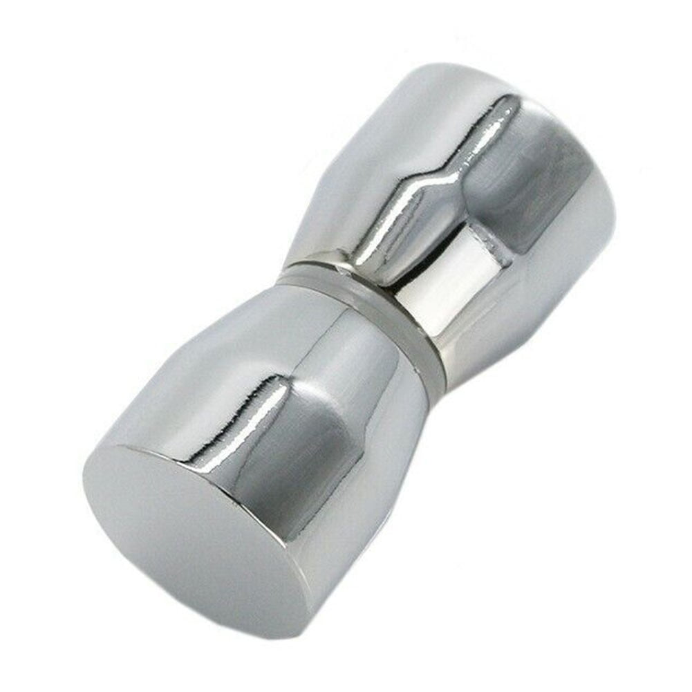linyes Shower Door Knob Glass Door Bathroom Handle Knob Chrome Shower Door Handle Knob Single ...