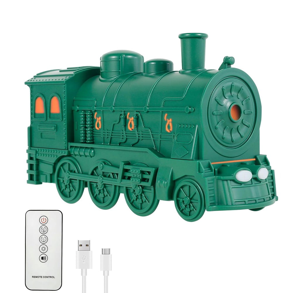 linyes USB Steam Train Essential Oil Diffuser 300ml Train Humidifier ...